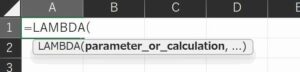 LAMBDA 関数 VBAなしでカスタム関数を作成できる